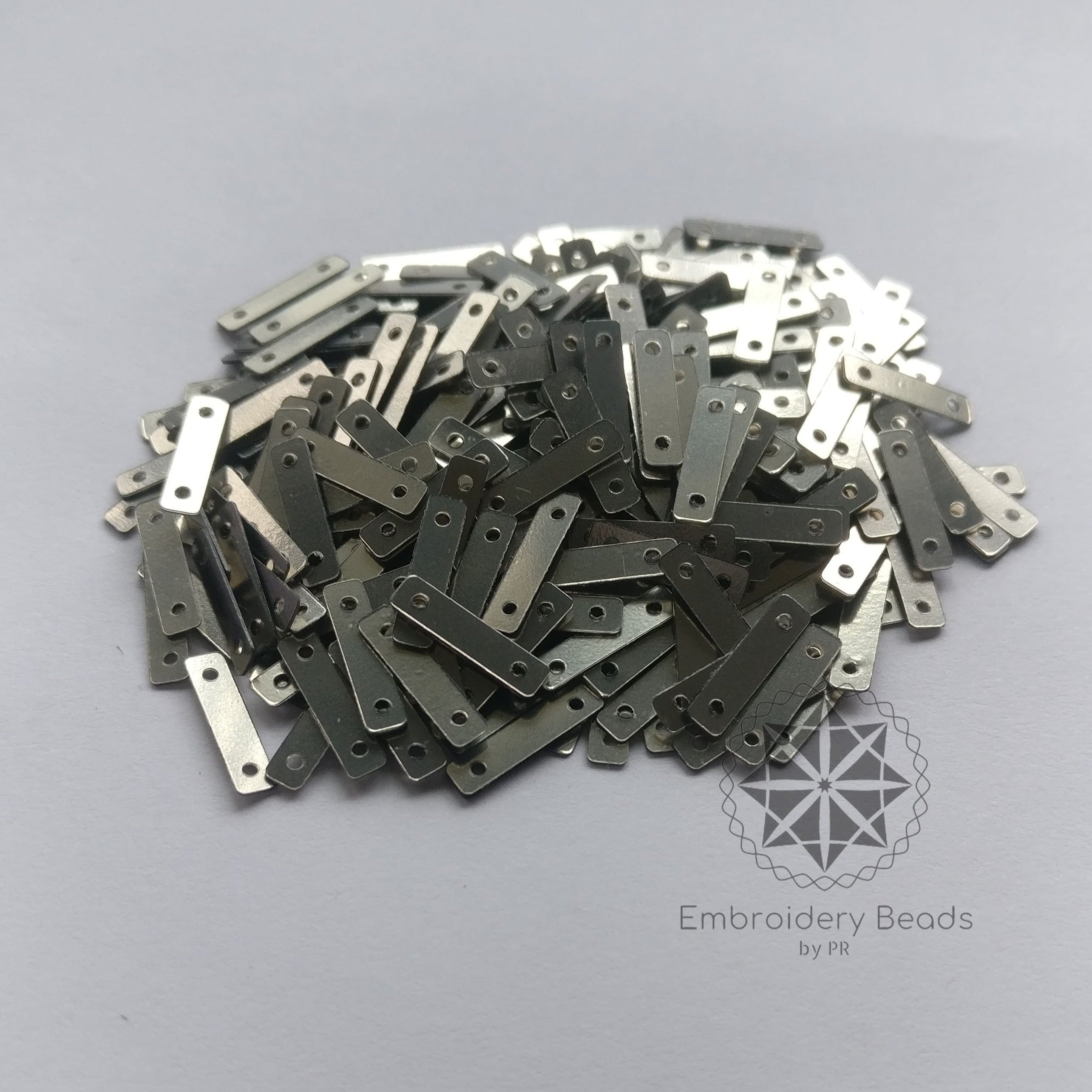 Rectangle Sequins Silver – Embroidery Beads